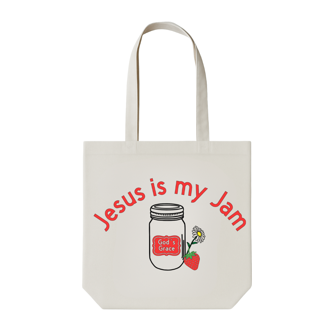 Jesus is my Jam Bible Tote – Ever Abide Apparel Company